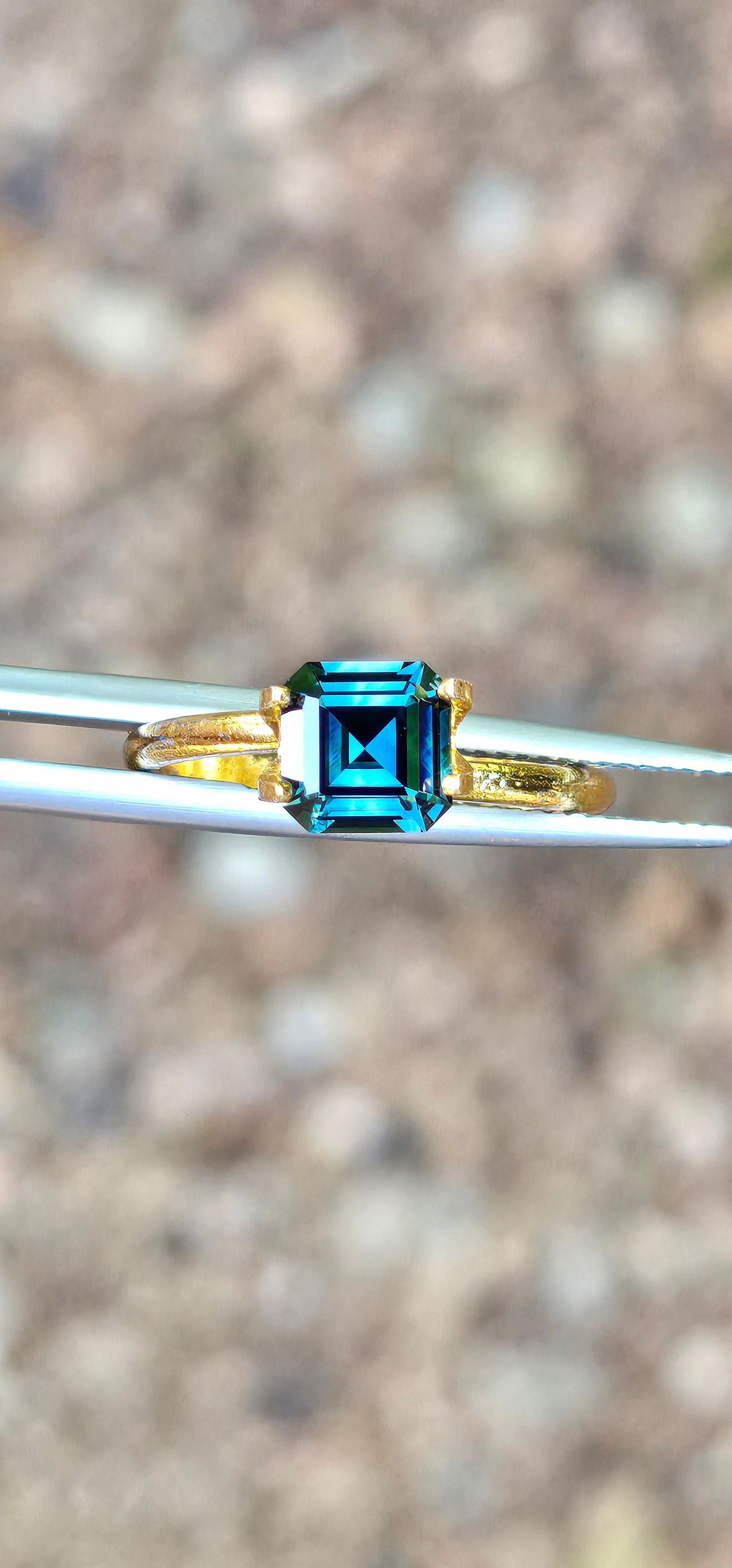 1.49ct Deep Blue Parti Sapphire